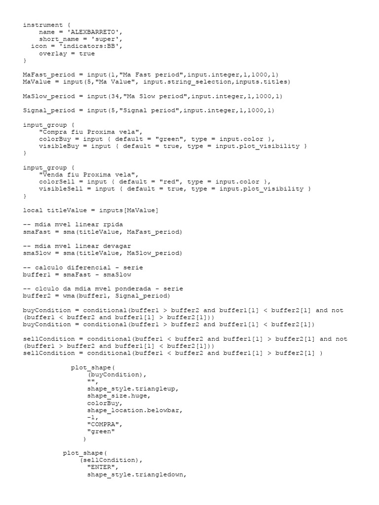 SCRIPTS | PDF | Technical Analysis | Valuation (Finance)