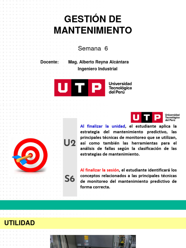 S06 - Técnicas de Monitoreo Del Mtto Predictivo | PDF | Diagnostico medico