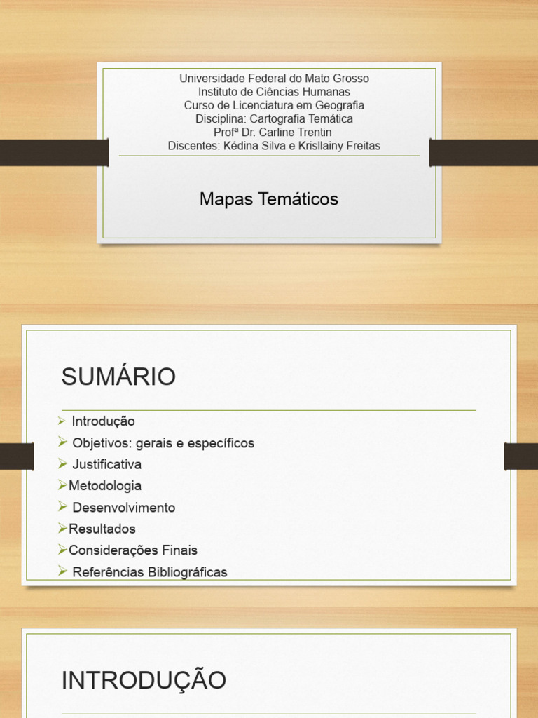 Mapas Temáticos | PDF | Mapa | Cartografia