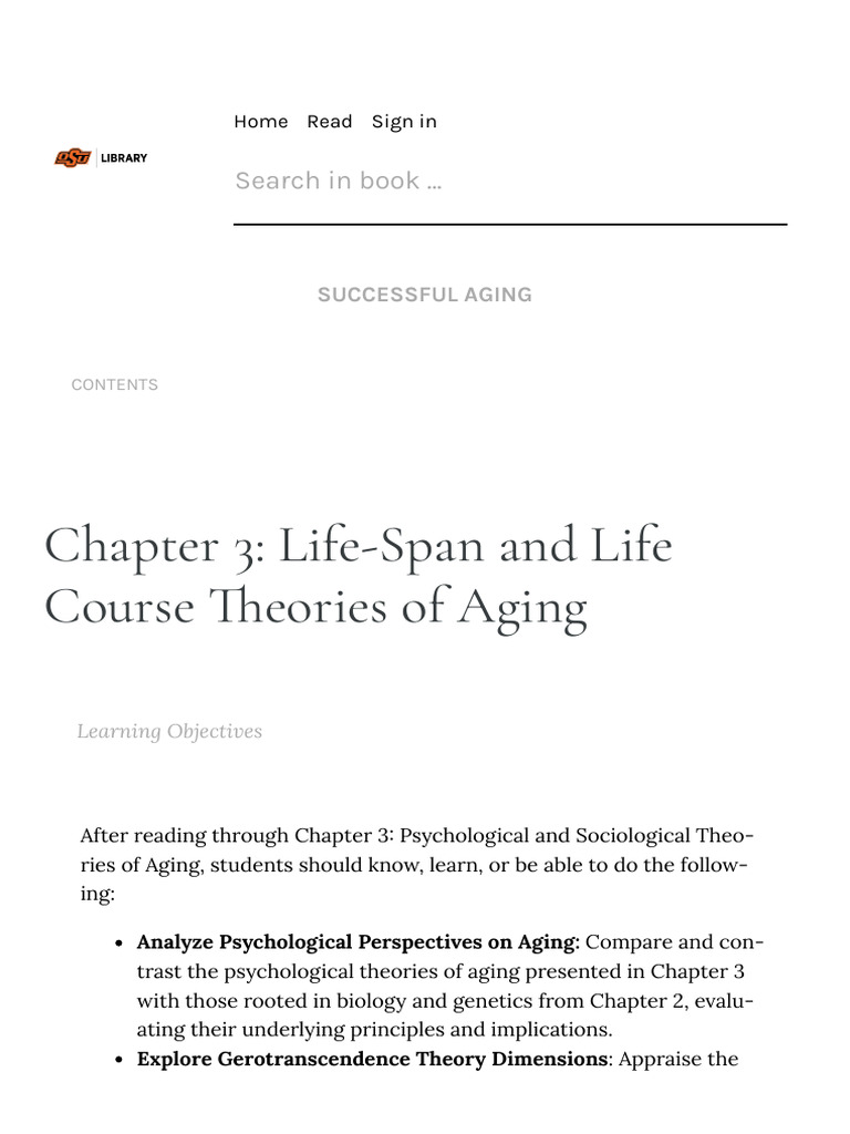 Psychological Theories of Aging | PDF | Developmental Psychology | Ageism