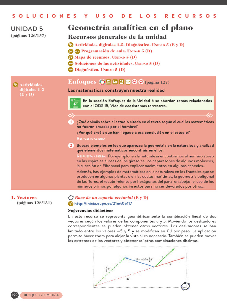 Geometria Ana Soluciones | PDF | Espacio vectorial | Vector Euclidiano Geometria Ana Soluciones | PDF | Espacio vectorial | Vector Euclidiano