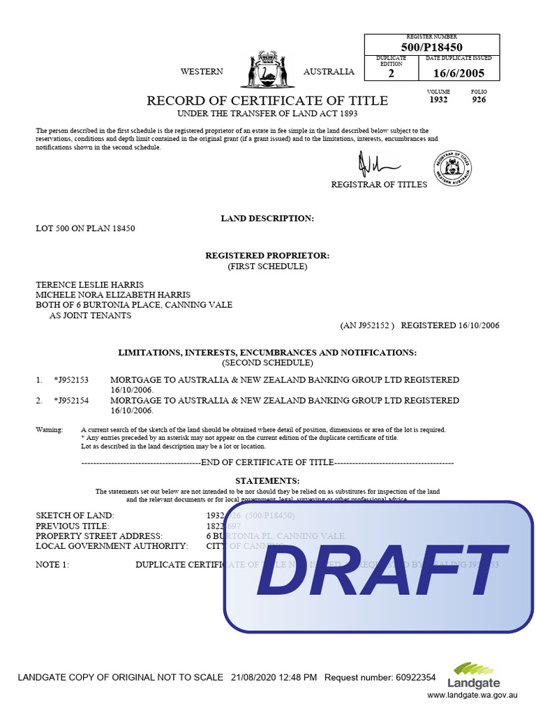 Certificate of Ownership | PDF | Title (Property) | Law And Economics