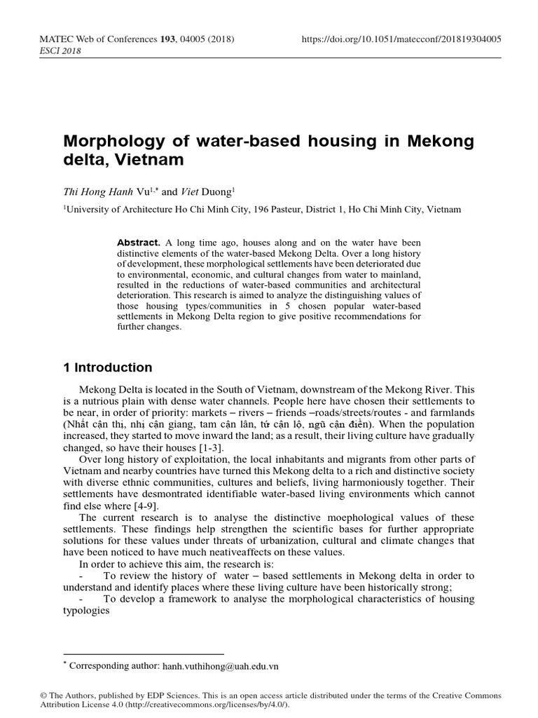 Vietnam Floating House | PDF | Vietnam | Ho Chi Minh City