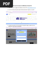 Tutorial Acceso Blackboard UVM | PDF