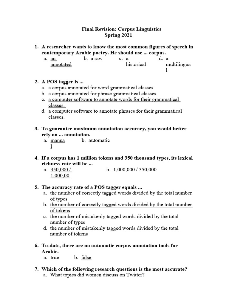 Understanding Corpus Linguistics Concepts | PDF | Human Communication ...