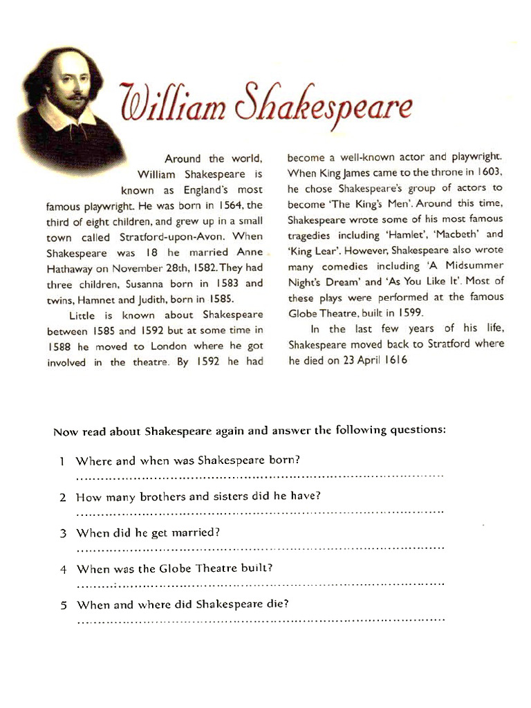 William Shakespeare | PDF