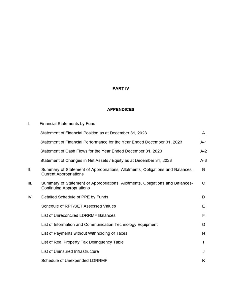 12-Mun.ofSalugZDN2023_List_of_Appendices | PDF