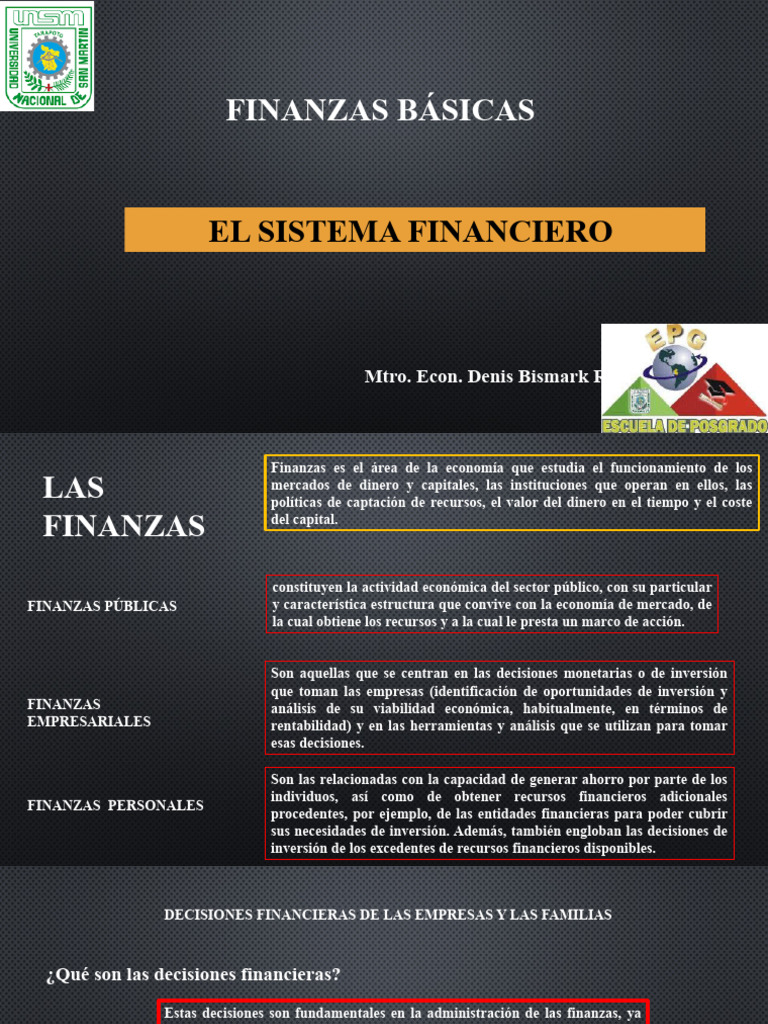Clase. Finanzas Basicas | PDF | Business | Inversiones
