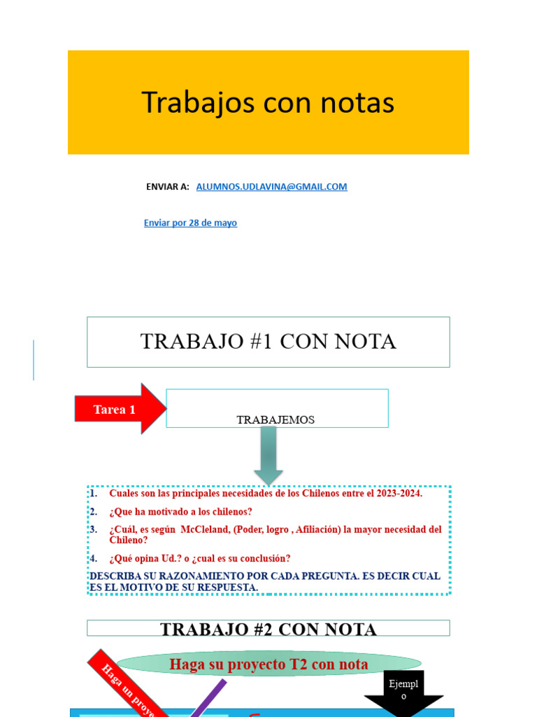 Ejercicios Con - Nota - 1243 T.de Desarrollo de Carrera | PDF