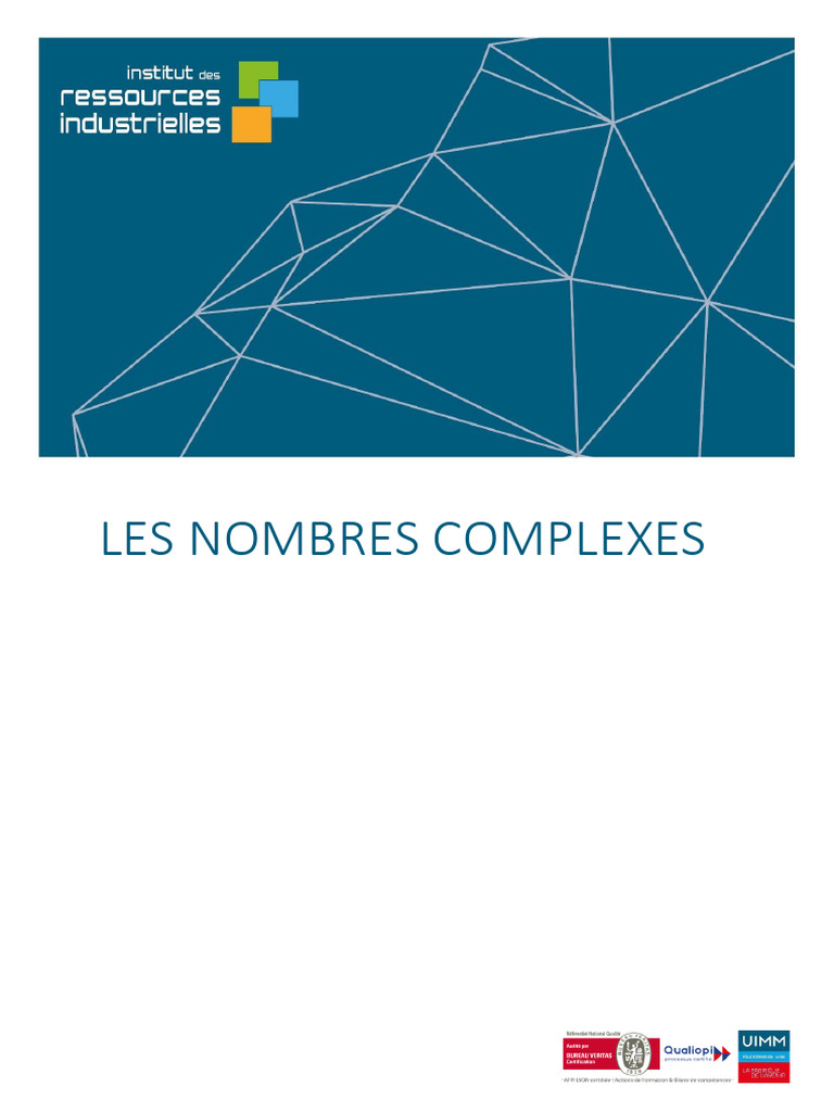 Guide Complet sur les Nombres Complexes | PDF | Nombre complexe | Concepts mathématiques