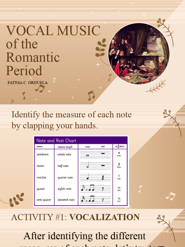 Vocal Music of the Romantic Period | PDF | Singing | Franz Schubert