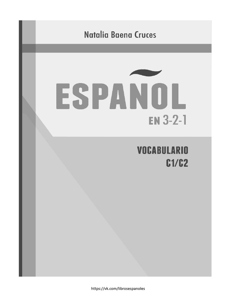 3-2-1 vocabulario c1-c2 | PDF