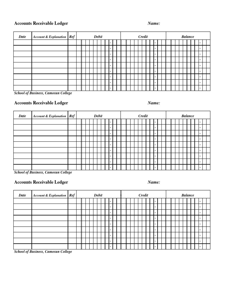PRINT WHITE - F2017 - AR & AP Subledger | PDF | Debits And Credits ...