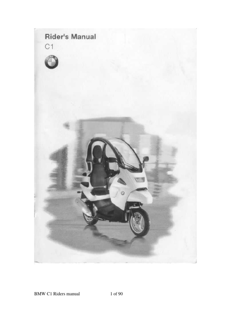 C1 Riders Manual | Download Free PDF | Cars Of Germany | Motor Vehicle ...