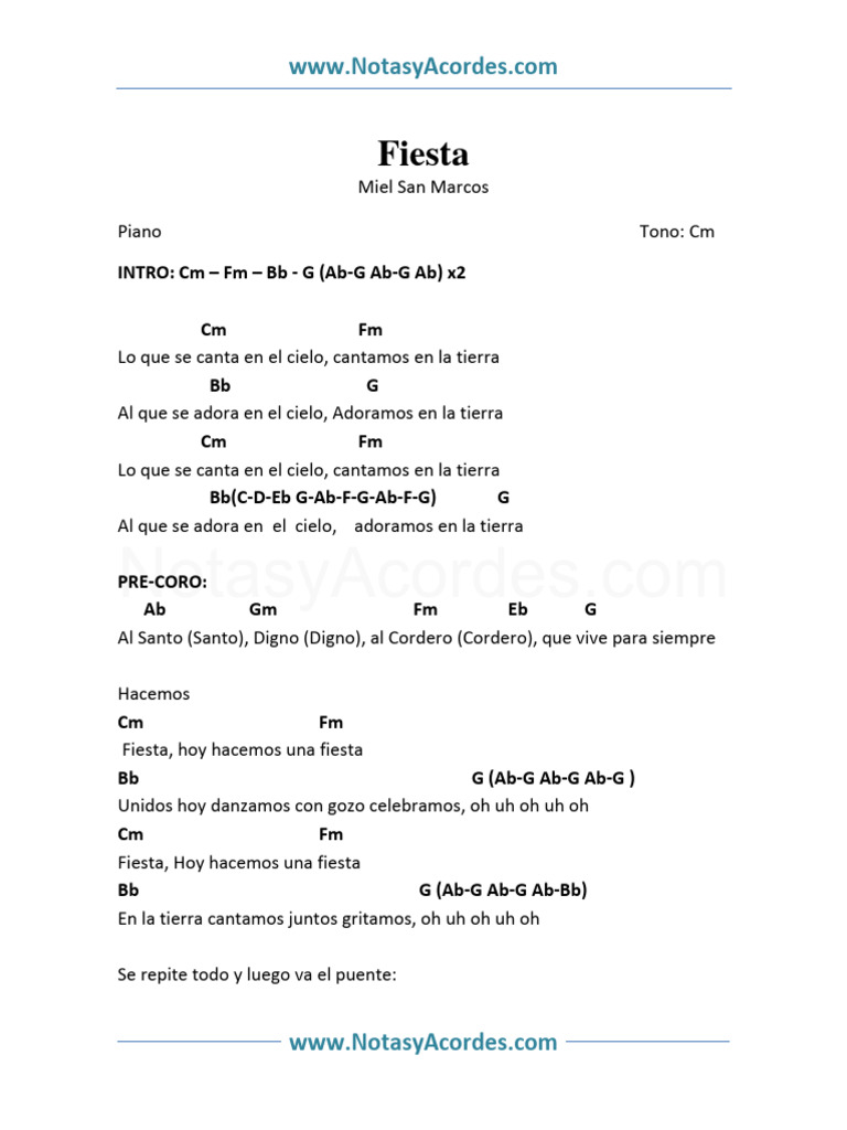 Fiesta Miel San Marcos | PDF