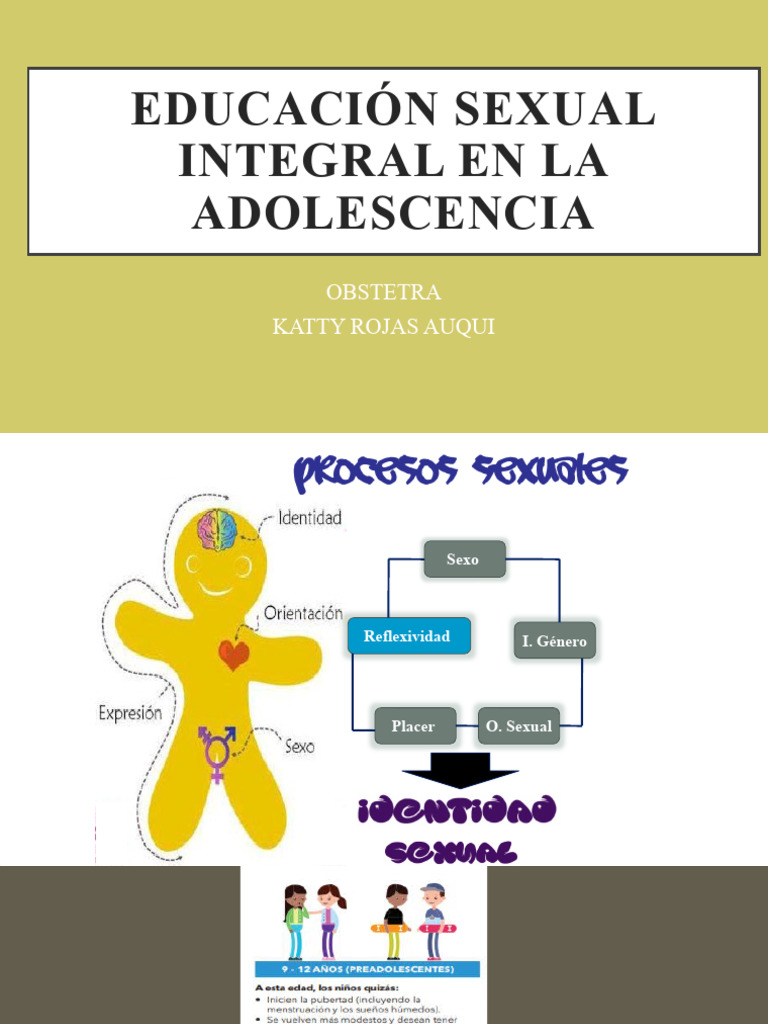Educación Sexual Integral en La Adolescencia Nuevo | PDF | Pubertad | Adolescencia