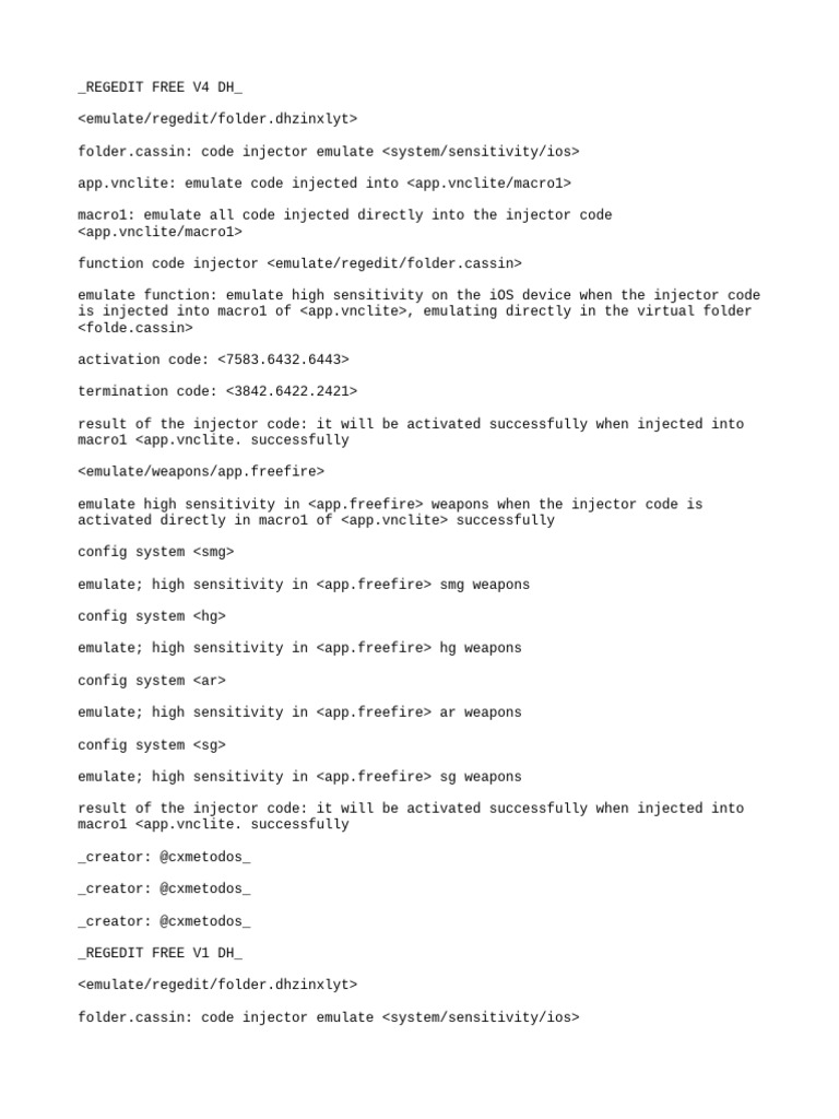 Free Fire Headtrick | PDF | Software | Computing