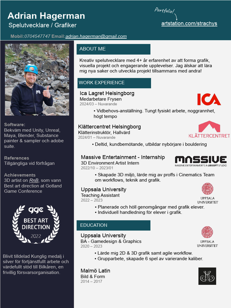 Resume Page 1 - FRA | PDF