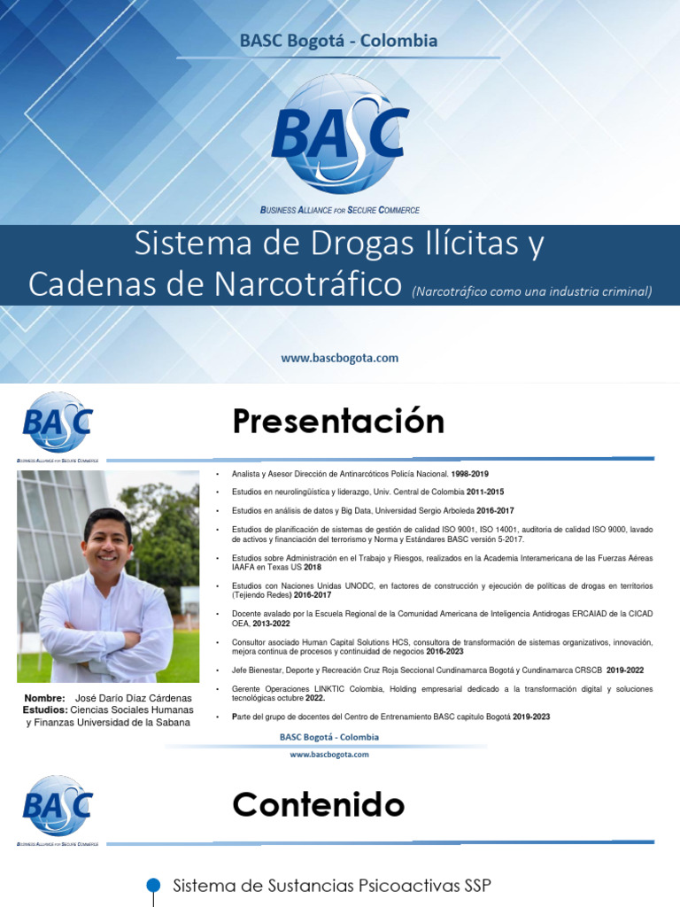 Clase - Marzo - 2023 - SDI BASC | PDF | Comercio ilegal de drogas | Colombia