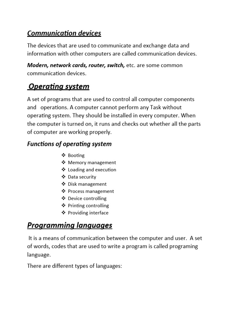 Programming Languages and Internet | PDF | Internet | Computer Network