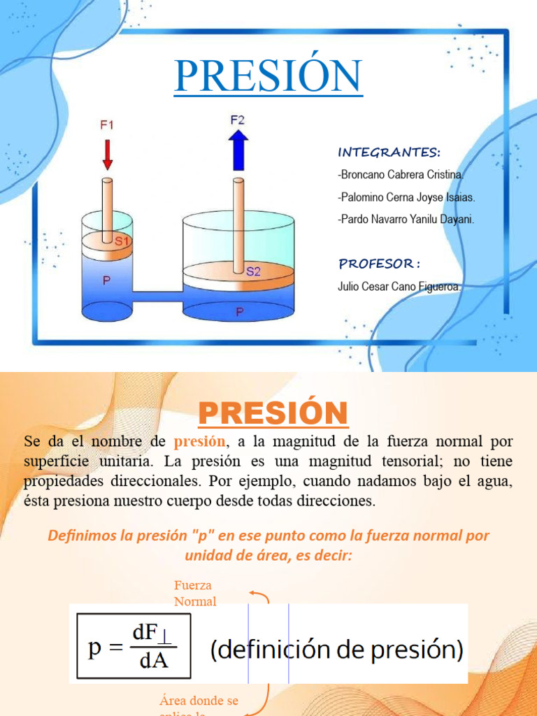 14.-PRESIÓN[1] | PDF | Presión | Pascal (Unidad)
