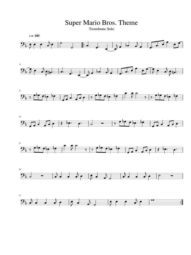 mario bros theme | PDF