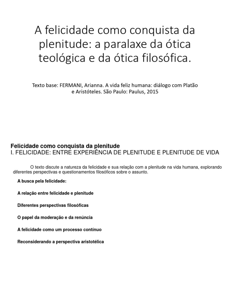 A - Felicidade - Como - Conquista - Da - Plenitude Finalizado | PDF ... A - Felicidade - Como - Conquista - Da - Plenitude Finalizado | PDF ...