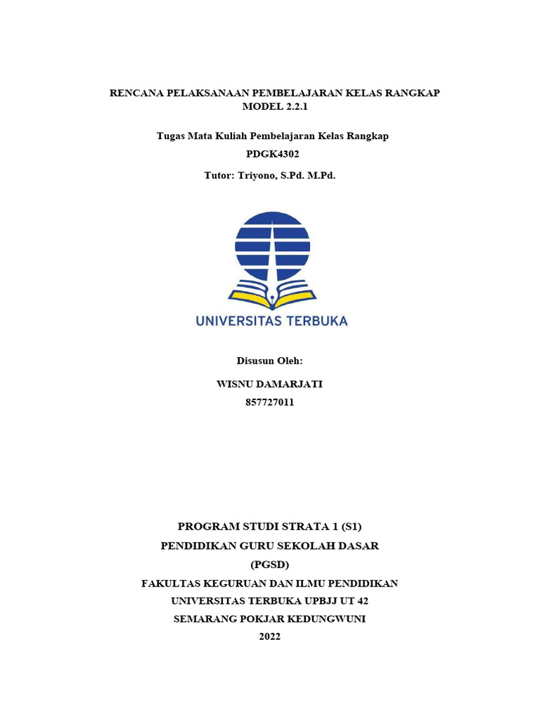 TTM 2 - PKR - Wisnu Damarjati - SMT 3 Bi - KDW | PDF