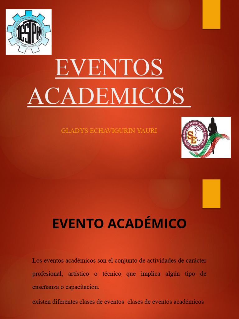 Eventos Academicos | PDF | Crecimiento personal y profesional ...