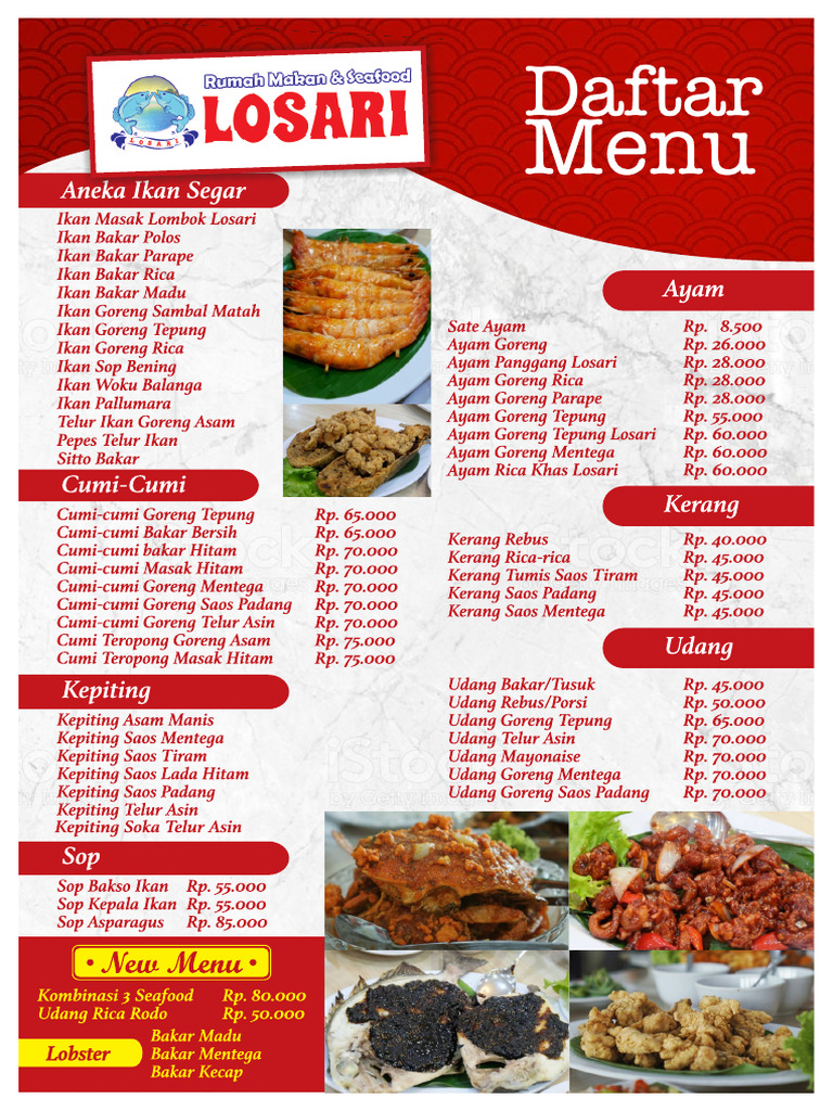 Menu Losari - Feb 2024 | PDF