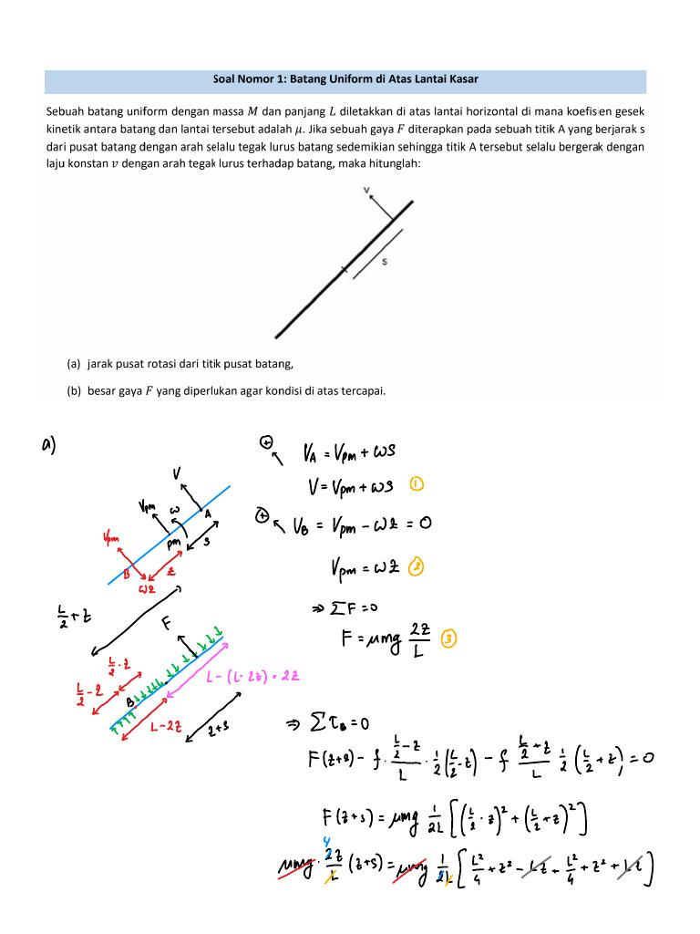 Solusi Osp Fisika Sma 2024 Raw | PDF