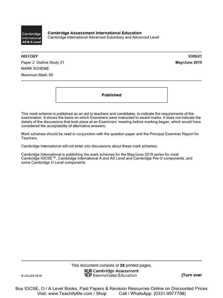 Answer Script 9739 Summer of 2019 | PDF | United States Antitrust Law ...