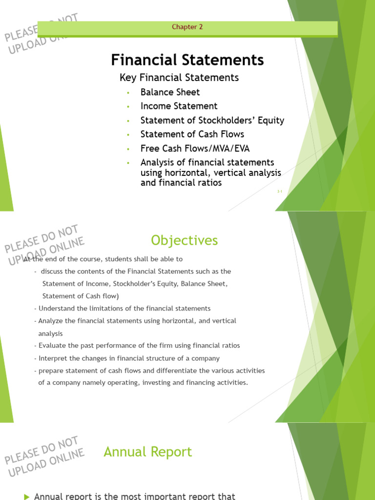 Chapter 2 - Financial Statements | PDF | Expense | Equity (Finance)