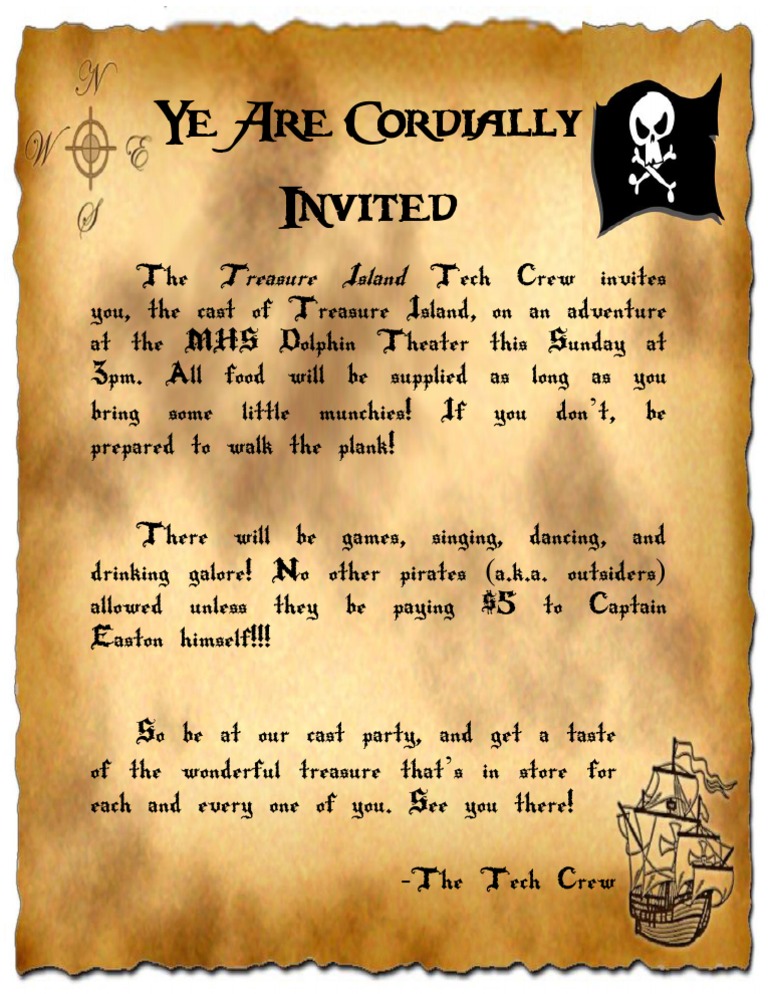 Cast Party Invitation | PDF