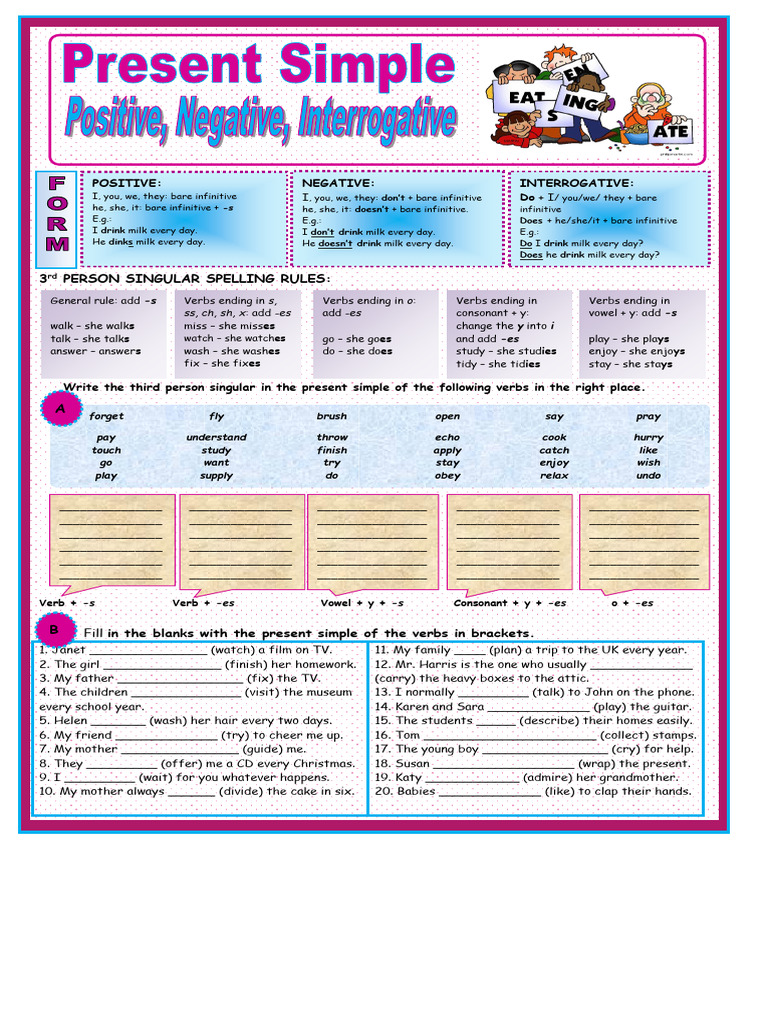 Present-Simple 7097 | Download Free PDF | Linguistic Typology | Linguistics