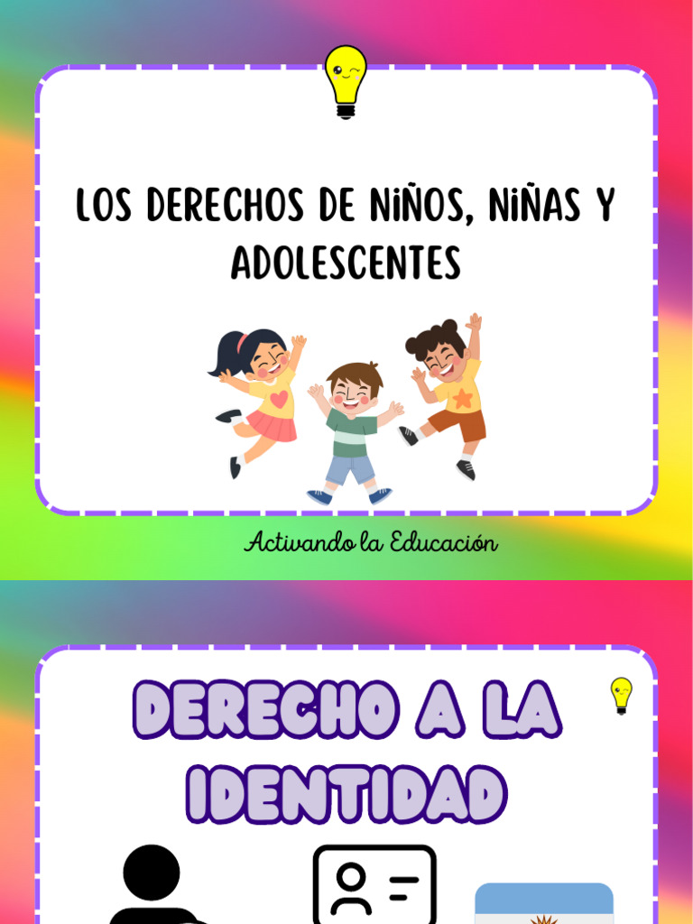 Los Derechos Del Ni Os Activandolaeducaci N | PDF | Estilo de vida