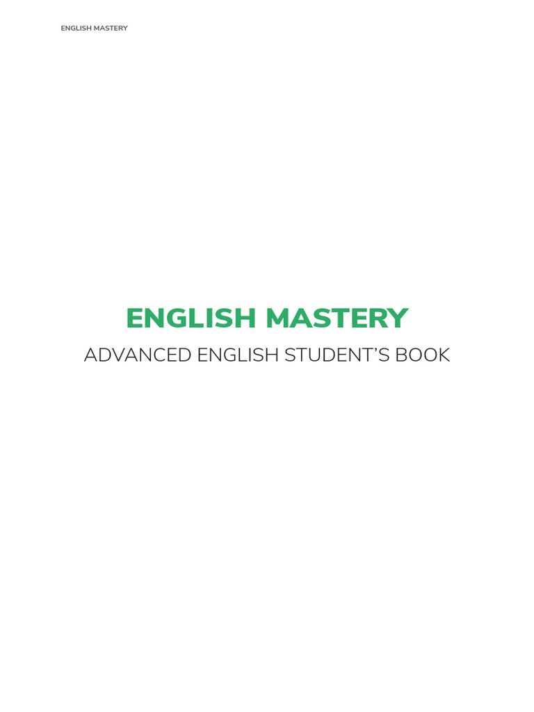 English Mastery Complete C2.1 C2.2 With QR Reduced | PDF | Language ...