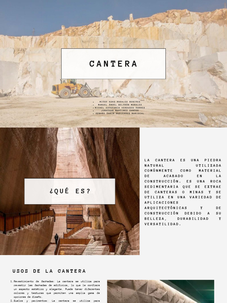 Cantera | PDF | Mármol | Cantera