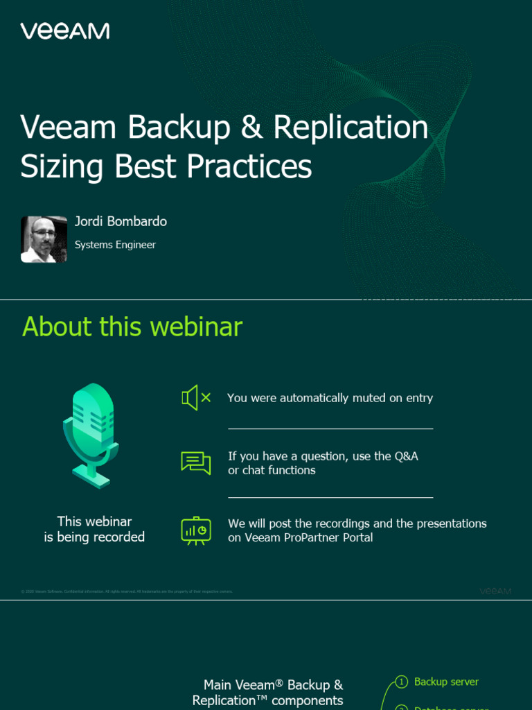 Cr Vbr Sizing Best Practices Es 24122020 Pdf Backup Databases