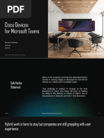 Room Bar Pro Datasheet CM 5892 | PDF