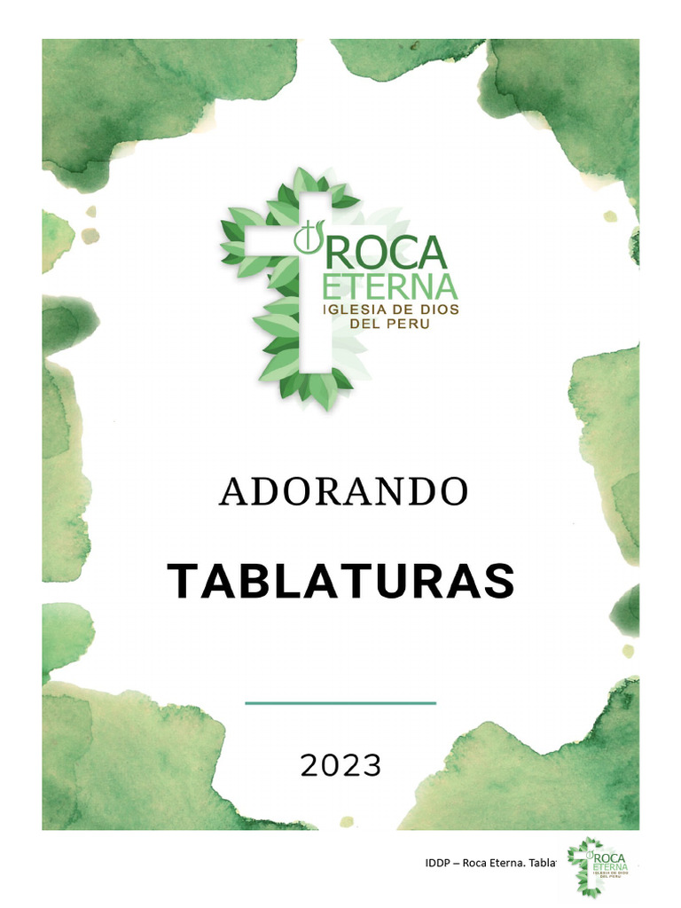 TABLATURAS | PDF | Teología | Concepciones de dios