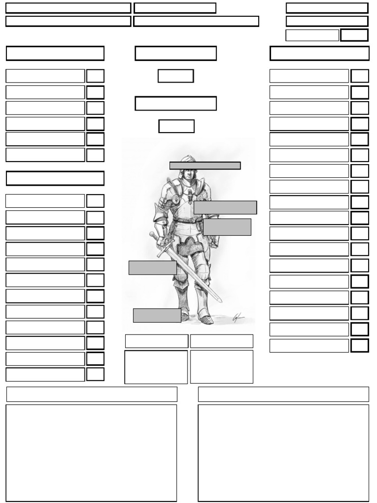 Character Sheet 01 - 20200624-2037 | PDF