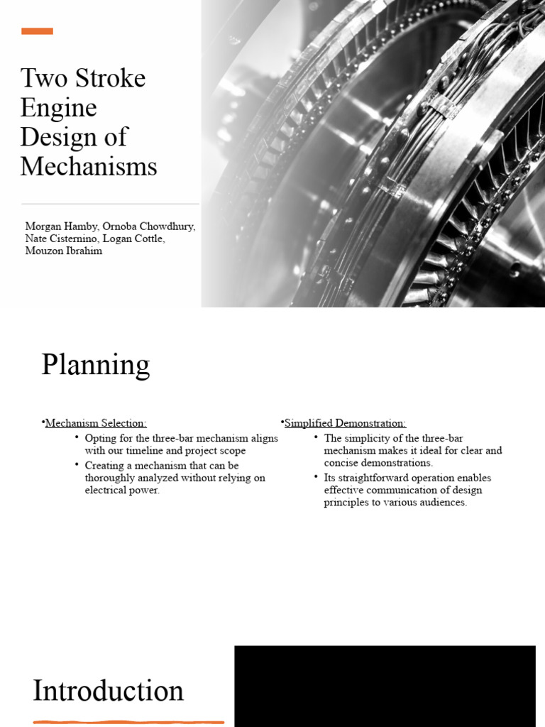 Design of Mechanisms Final Presentation | PDF | Internal Combustion ...