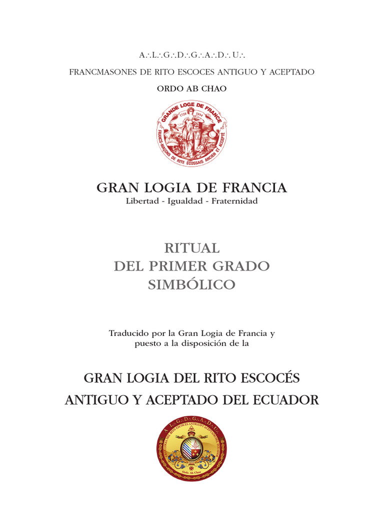 69352e51 Ee99 4b1b 8a7f B61001185e6e.ritual Del Primer Grado Glreaade | PDF | Masonería