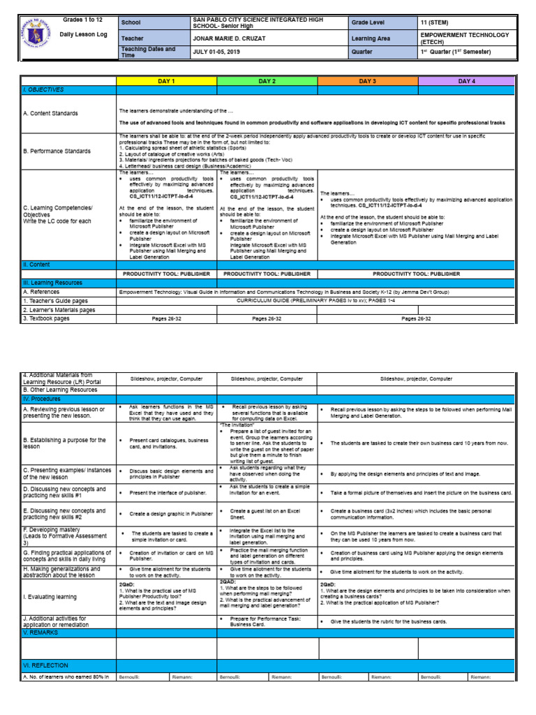 Advanced ICT Skills for STEM Students | PDF | Educational Technology ...