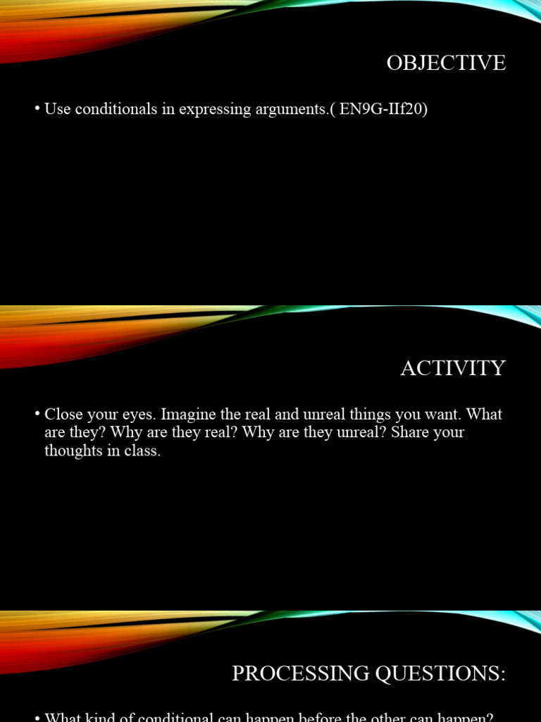 Understanding Real and Unreal Conditionals | PDF