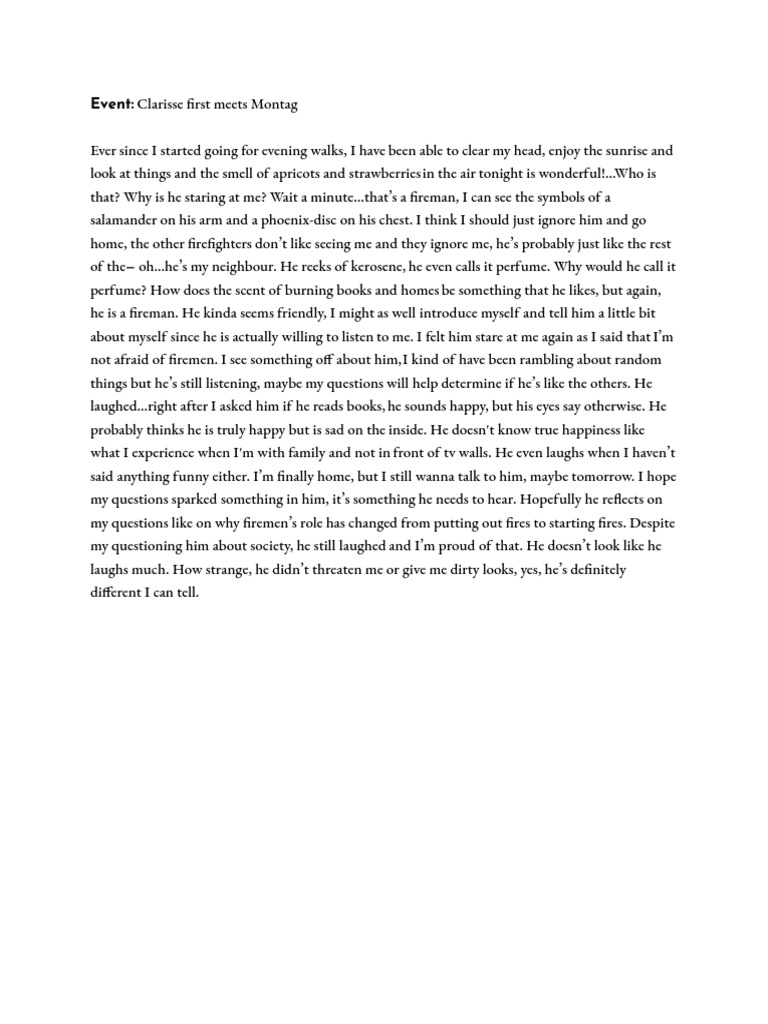 Monologue Activity 4 - Assignment 2 | PDF