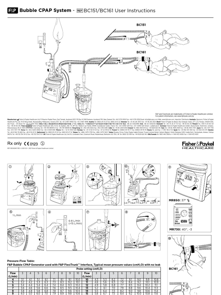 Bubble Cpap System Ui 185042847 | PDF | Water