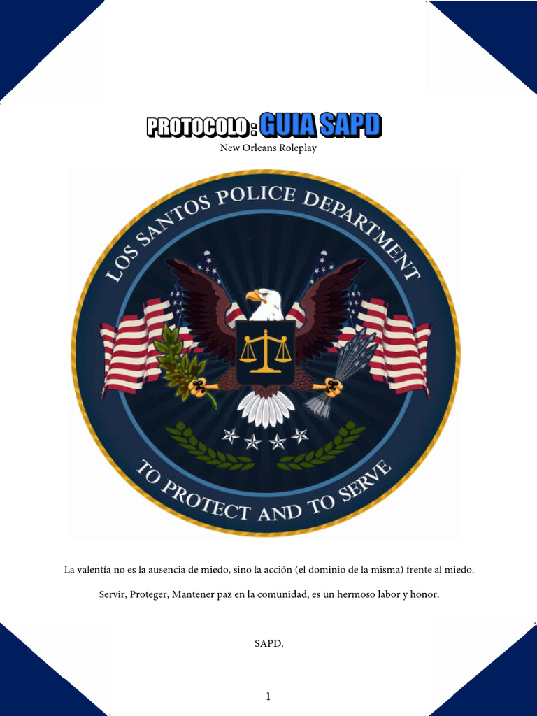 Guia SAPD | PDF | Policía | Crímenes