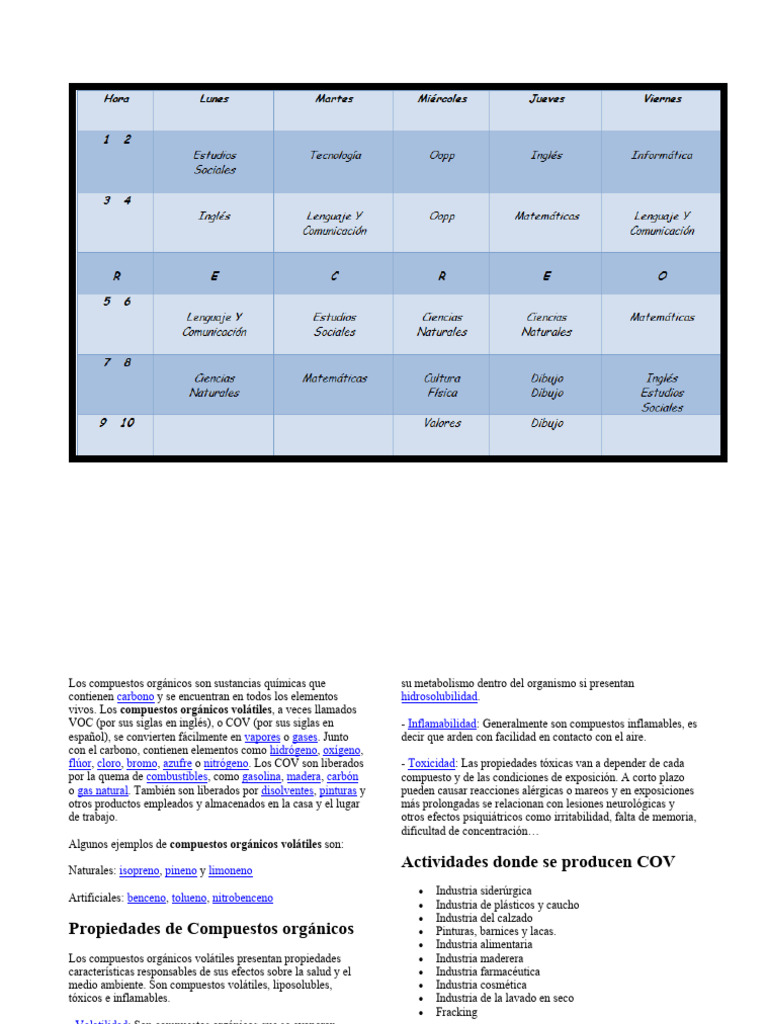 Los Compuestos Orgánicos Son Sustancias Químicas Que Contienen Carbono